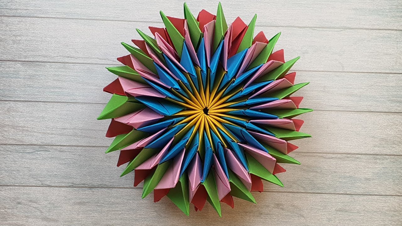 Magic Star paper DIY. Origami Magic Ball. Magic Fower paper DIY. Paper ...