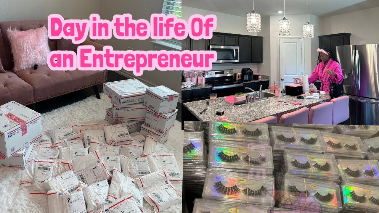 REALISTIC DAY IN THE LIFE AS AN ENTREPRENEUR! ENTREPRENEUR LIFE! - YouTube
