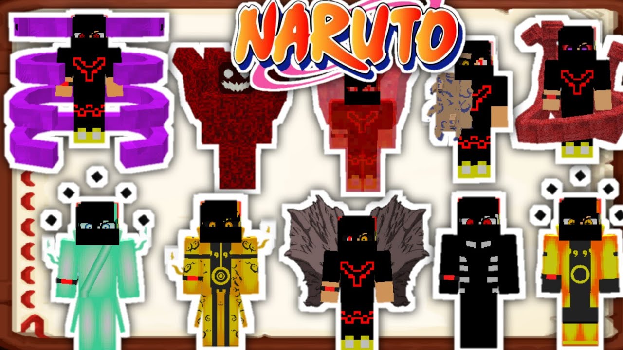 AddOn Naruto CUBE VER 0.2 // ADDON MINECRAFT PE 1.18 - YouTube