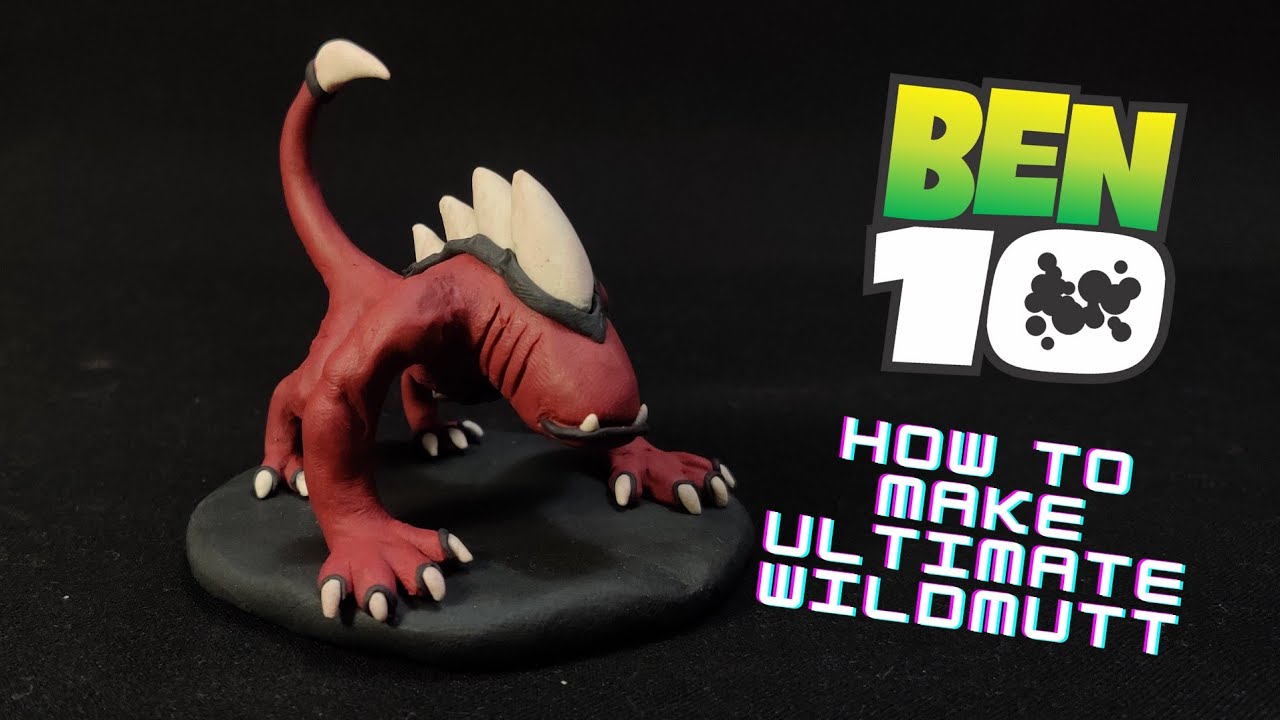 How to make ultimate wildmutt | ben 10 | clay tutorial - YouTube