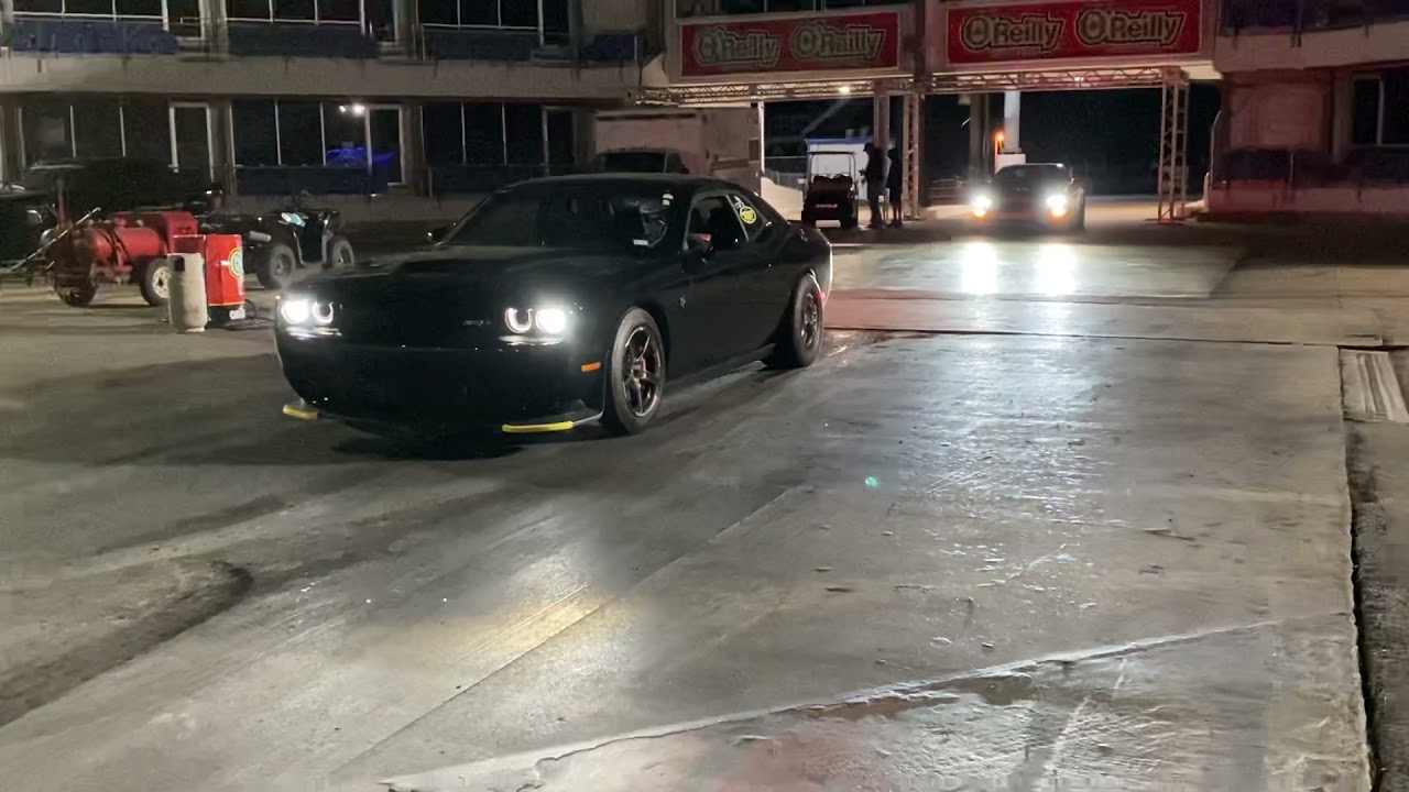 Modded Hellcat launch - YouTube