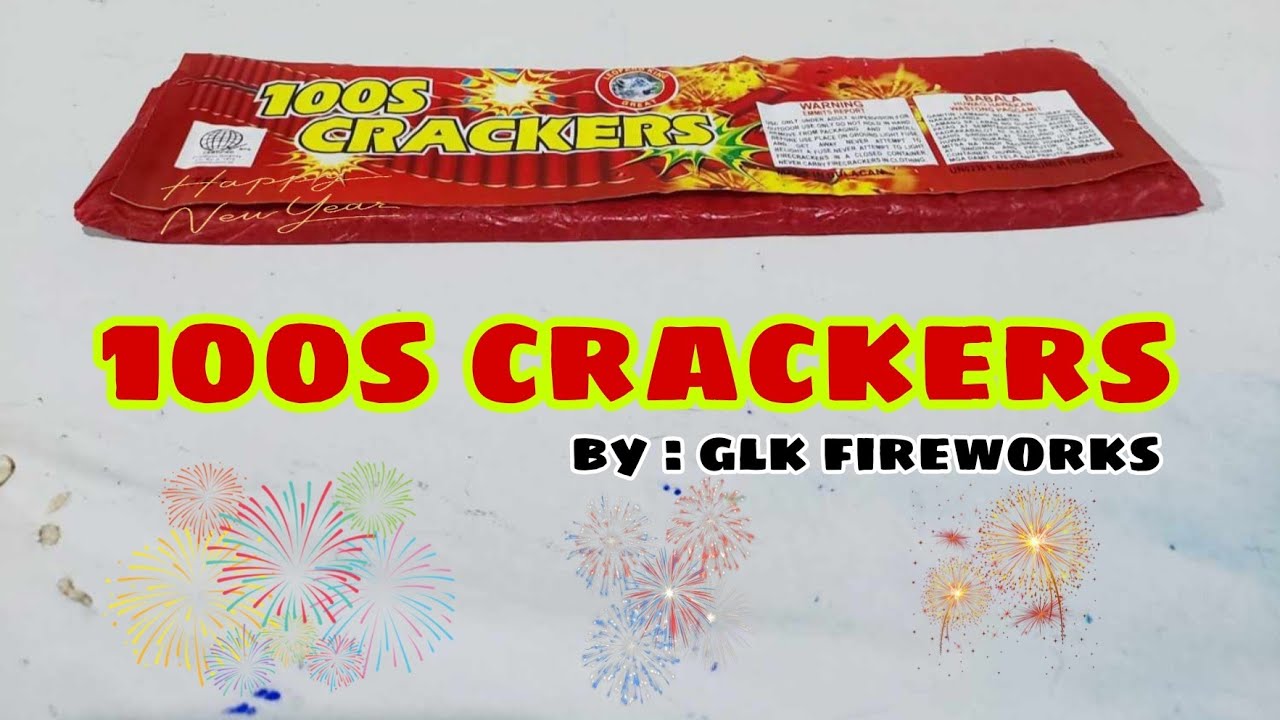100s CRACKERS BY GLK FIREWORKS ‼️ #fireworks #vlog #soon back to # ...