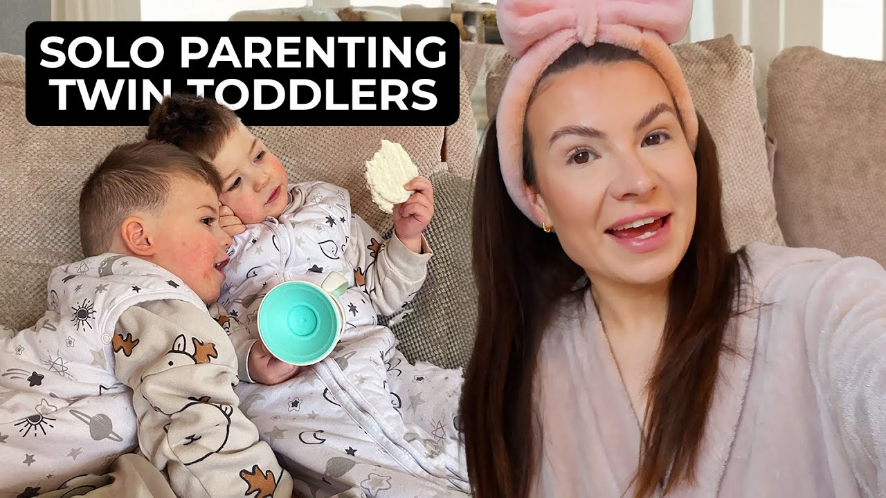 Solo Parenting Twins - Realistic day in my Life - YouTube