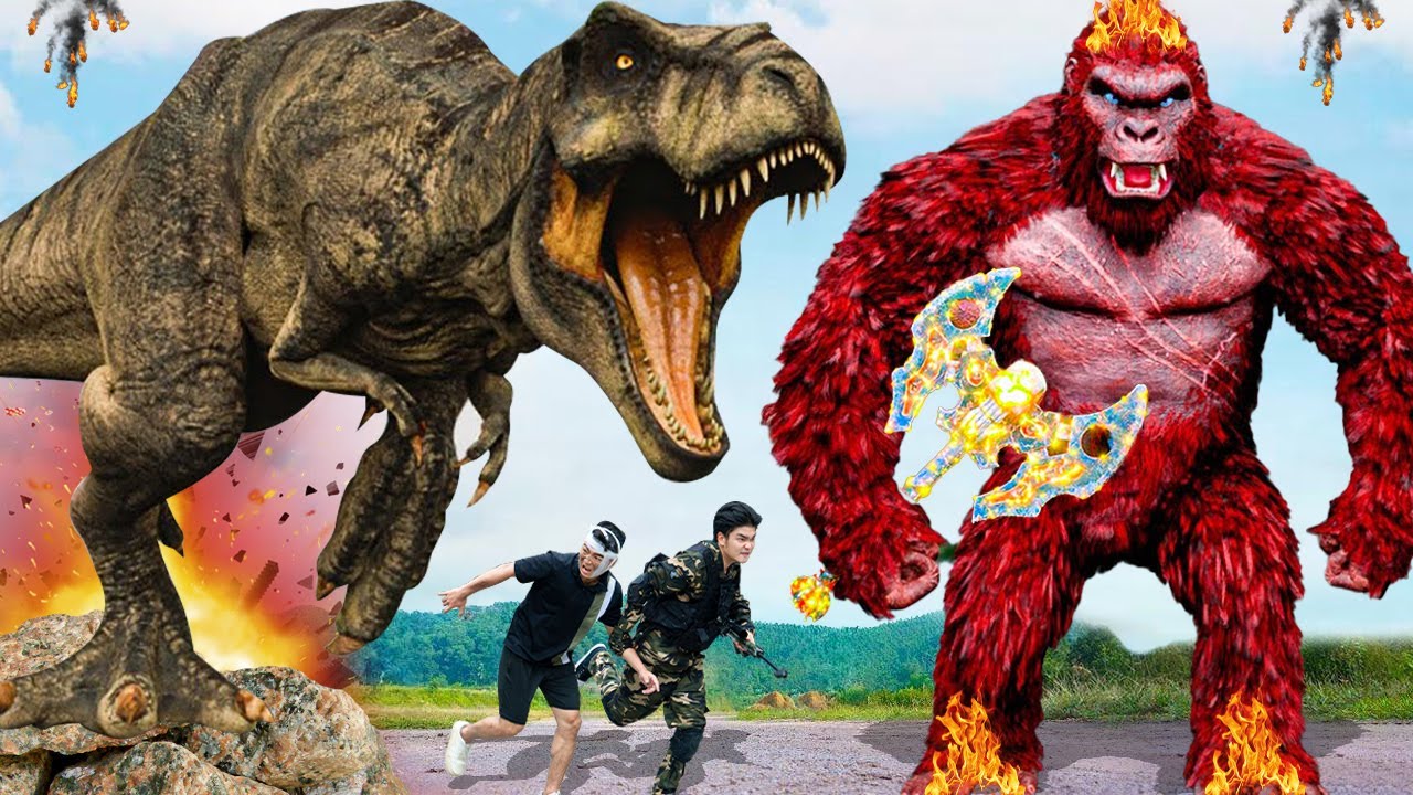 Elephants Best Action Movies Dinosaur (2023) | T-rex Attack | Jurassic ...