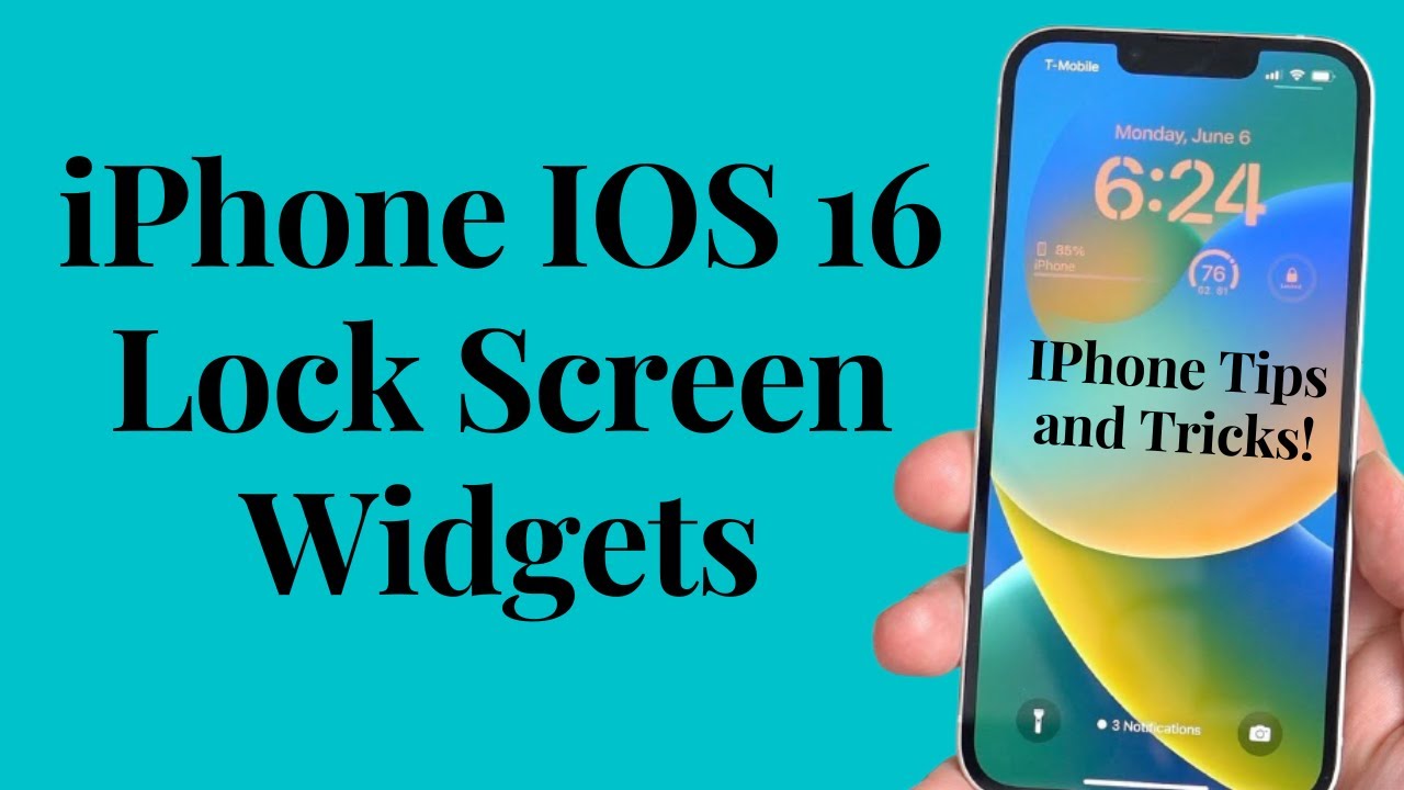How to Add Interactive Widgets to iPhone Lock Screen in IOS 16 - YouTube
