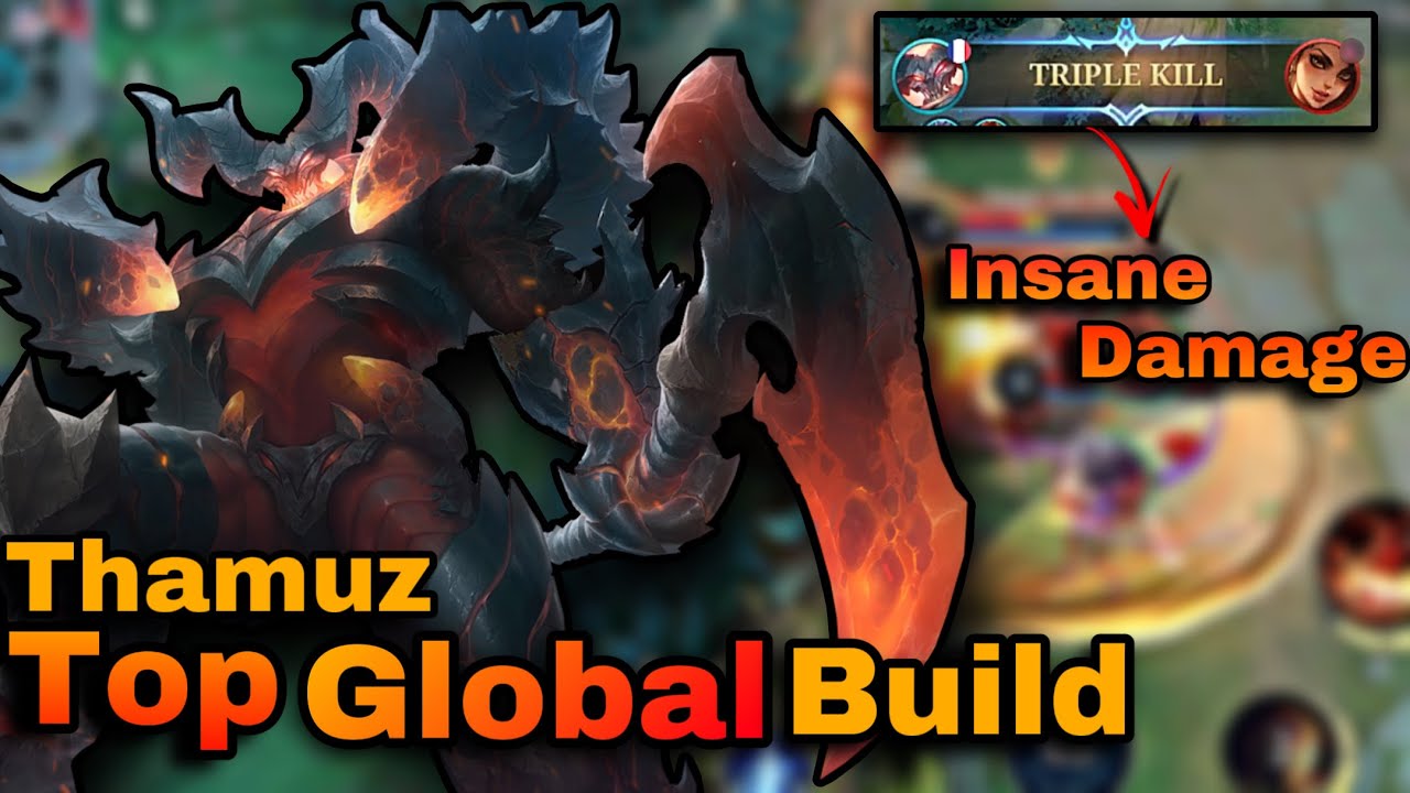 This Thamuz Top Global Build Has some Insane DAMAGE l Mobile Legends ...
