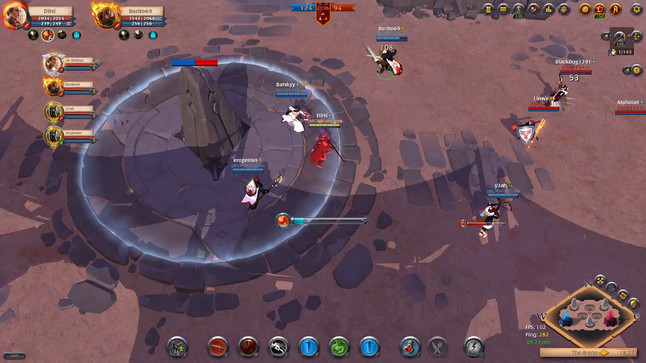 Albion BloodLusts - Random Build Arena - YouTube