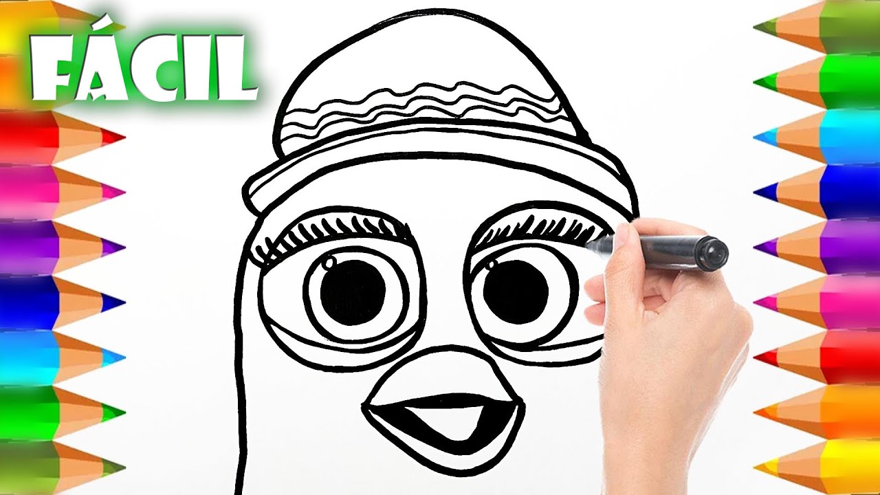 Cómo dibujar a La Gaita Pajarona de la Granja de Zenón FÁCIL | Dibujos ...