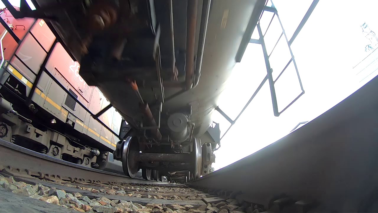 Under Train with Distributed Power - YouTube