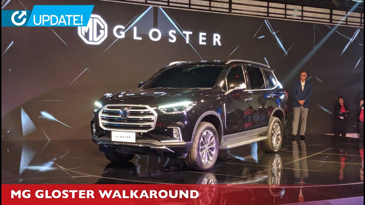 MG Gloster Walkaround | Auto Expo 2020 - YouTube
