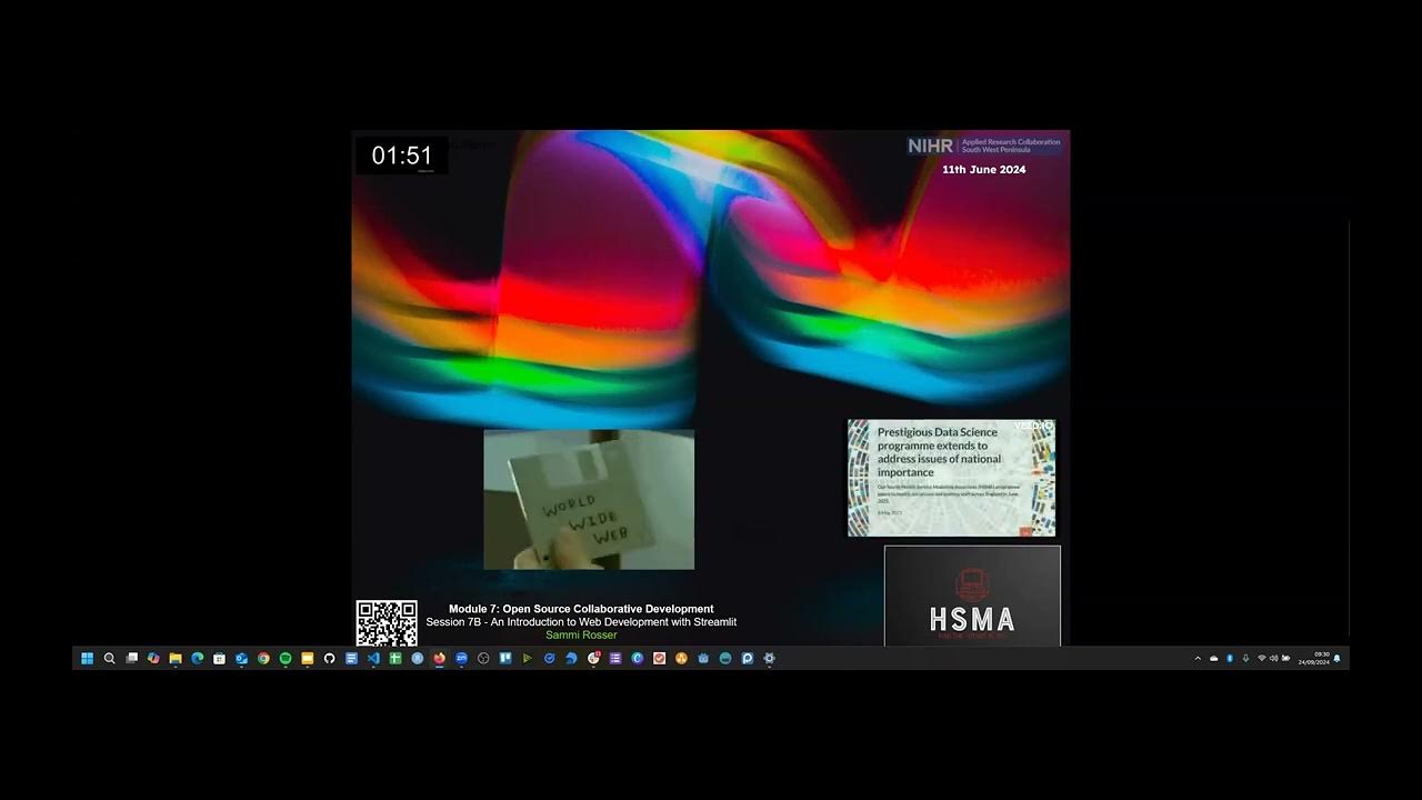 (HSMA 6 Day 20) 7B - An Introduction to Python Web Apps with Streamlit - YouTube