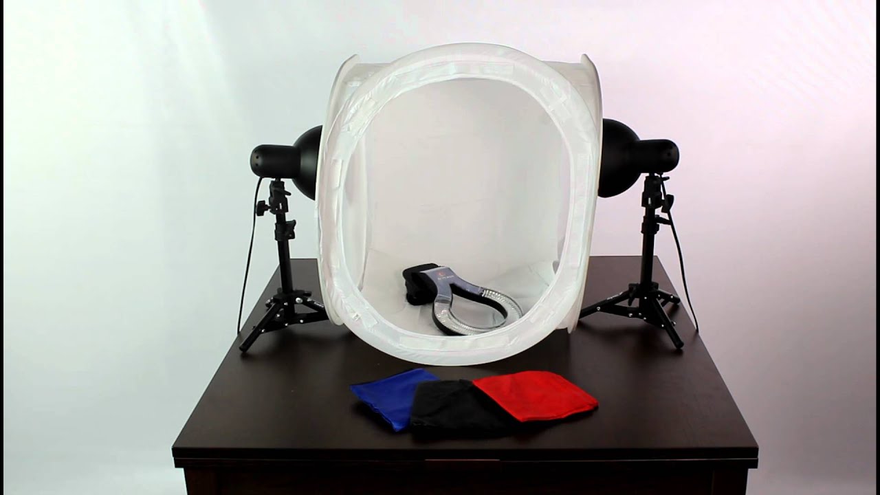 Cowboystudio.com, mini table kit and 17" photo tent - YouTube