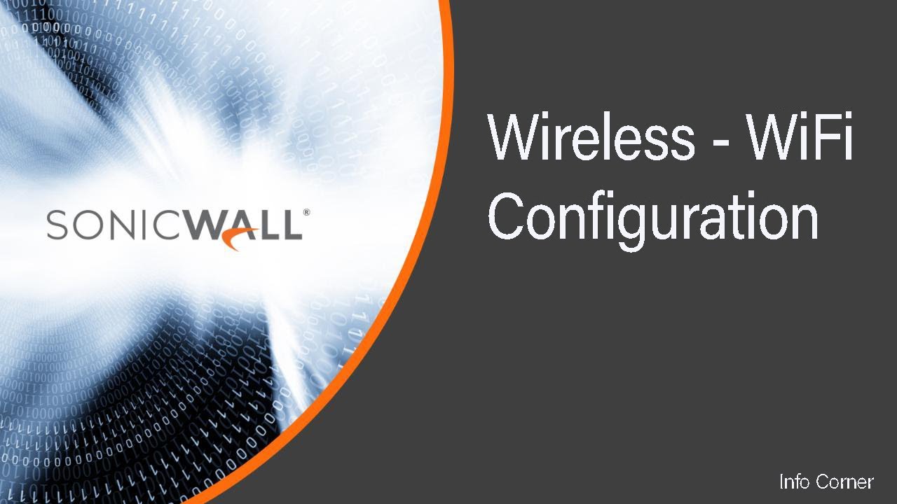 WiFi Configuration in Sonicwall TZ 350 | WiFi setup in firewall - YouTube
