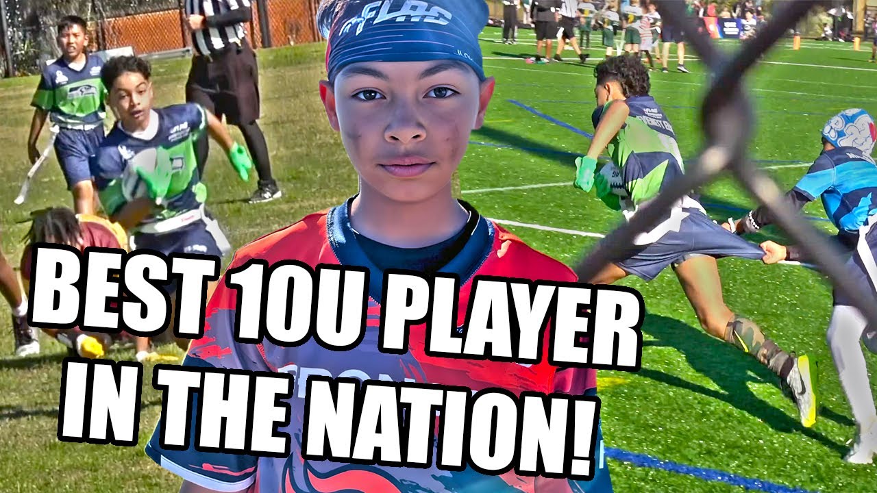 Best 10U Flag Football Player in the Nation - YouTube