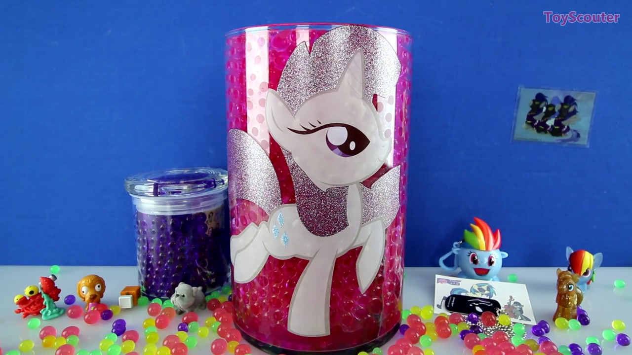 GIANT RARITY ORBEEZ Surprise Jar My Little Pony Toys Fashems Radz ...