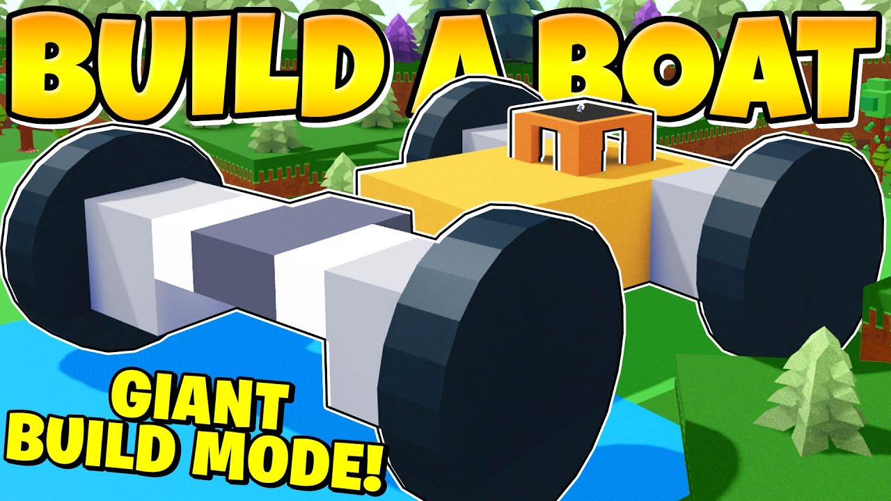 I ENTERED GIANT BUILDING MODE AND ITS INSANE! Build a Boat - YouTube