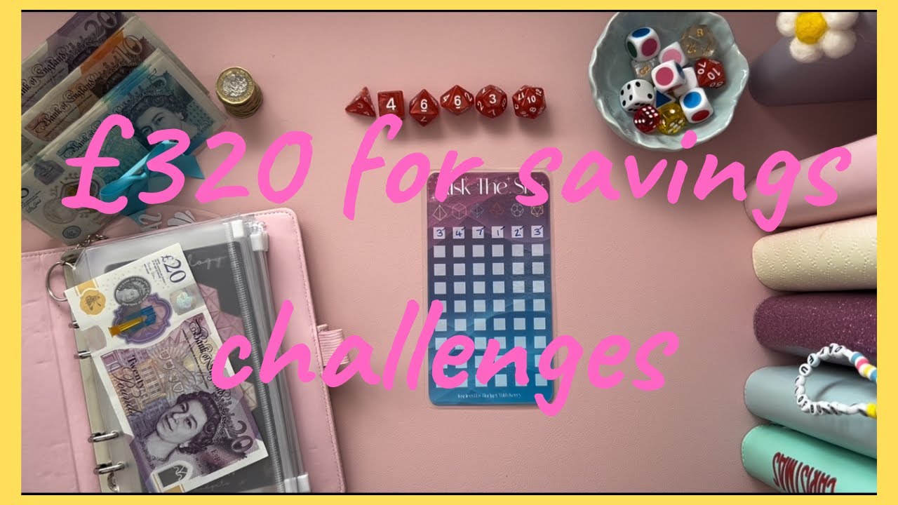 £320 for savings challenges 🩷 making saving fun 🩷 stay consistent ...