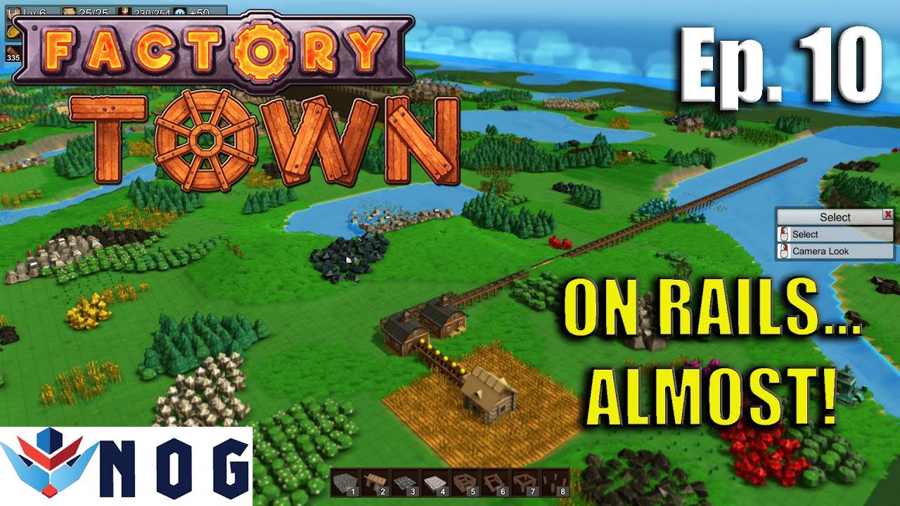 Castle Factory Town Ep10 | Grand Rail Contruction | Gameplay, Lets Play ...