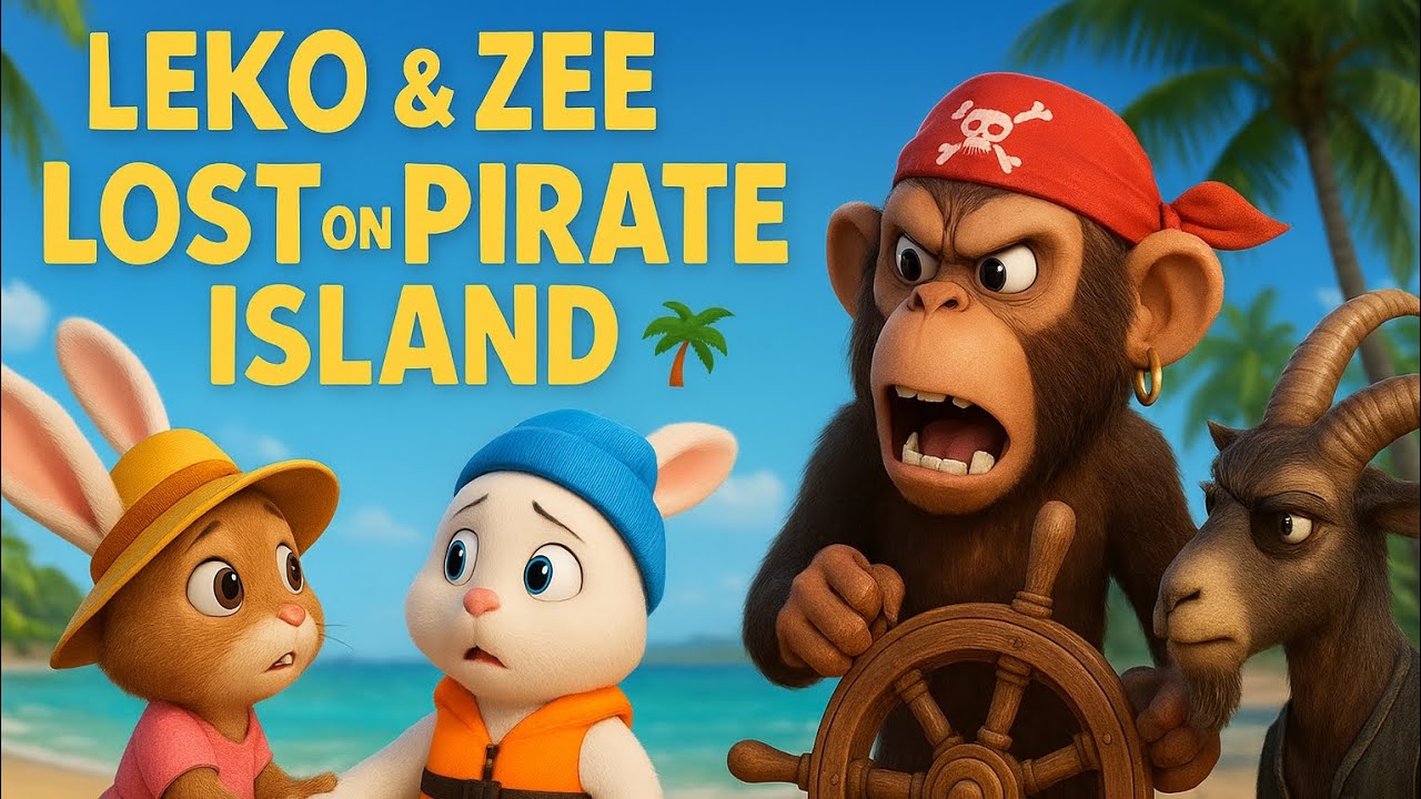 Leko & Zee Lost on Pirate Island | Pirate Adventure Story - YouTube
