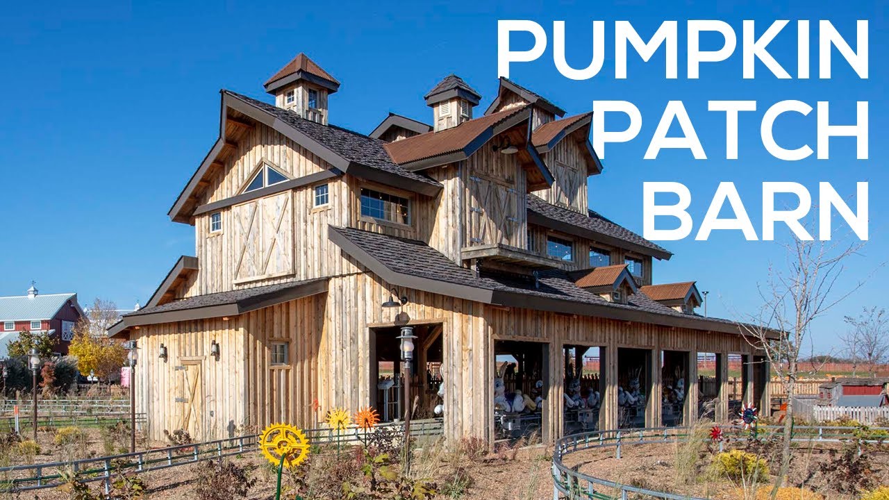 Post & Beam Barn at Pumpkin Patch - YouTube