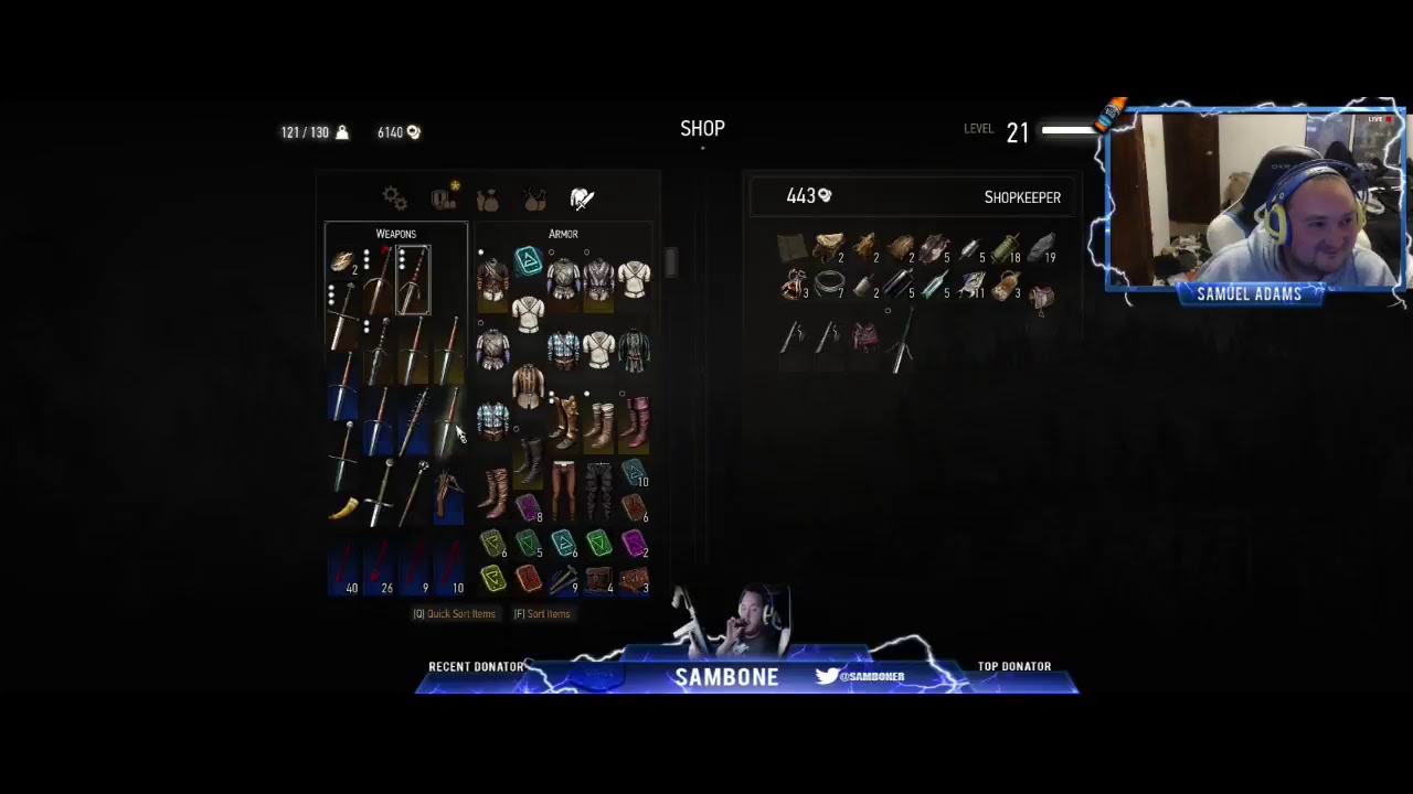 Sam Bone Live Stream - YouTube