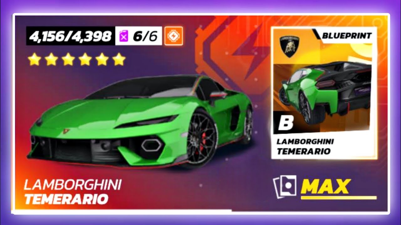TESTING My 6* TEMERARIO in MULTIPLAYER! | Asphalt Legends Unite ...