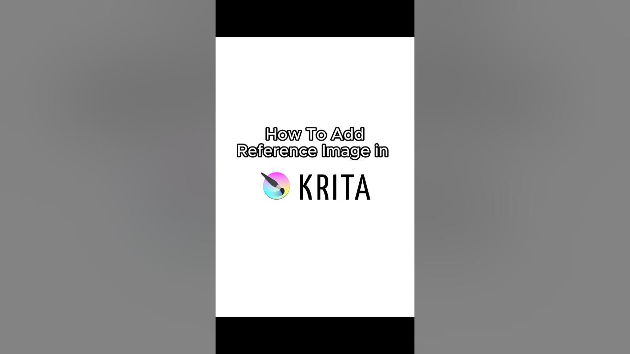 How to add reference image in krita #arttutorial #krita - YouTube