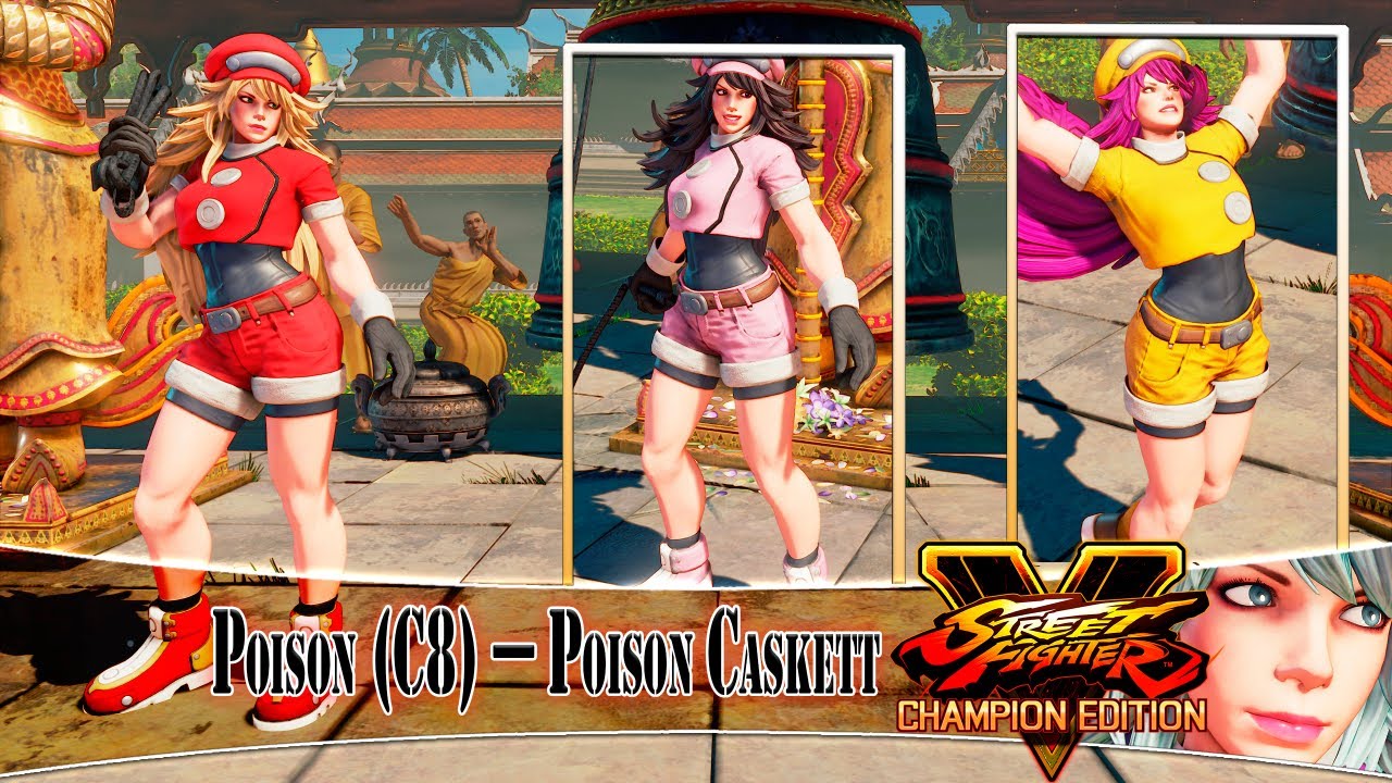 STREET FIGHTER V - MODS - POISON *POISON CASKETT* (PC ONLY) - YouTube