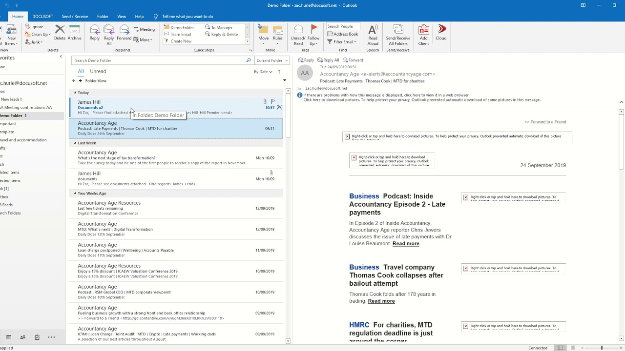 Docusoft Microsoft Office Integration - YouTube