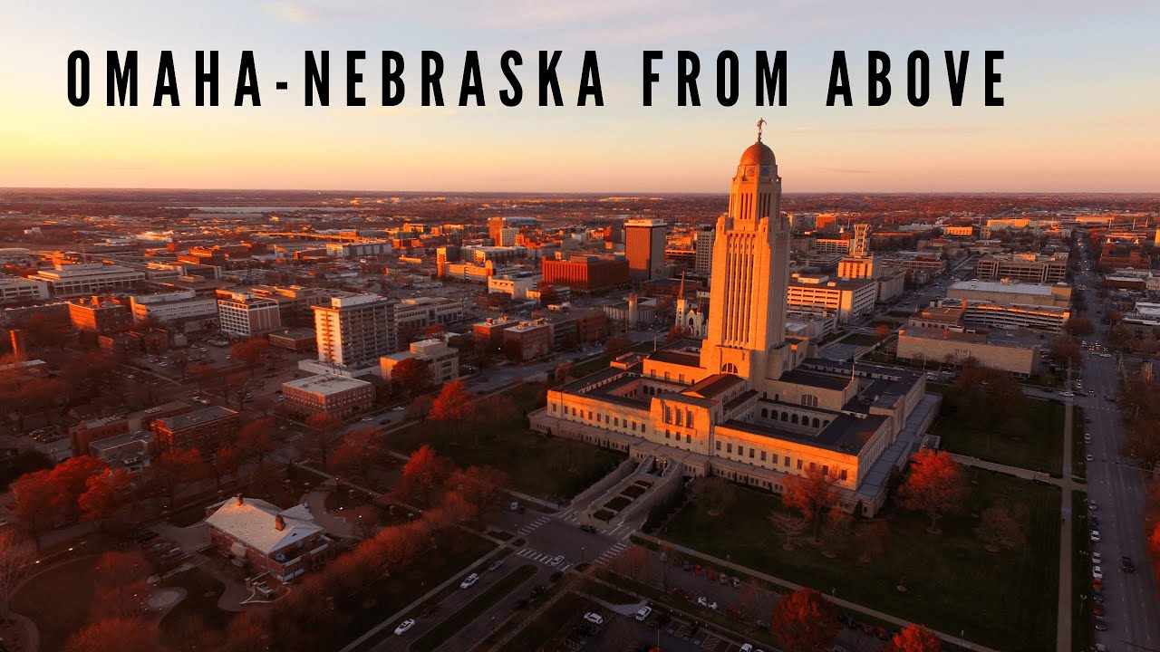 Omaha Nebraska in 4K Drone Footage – Stunning Scenic Views! - YouTube