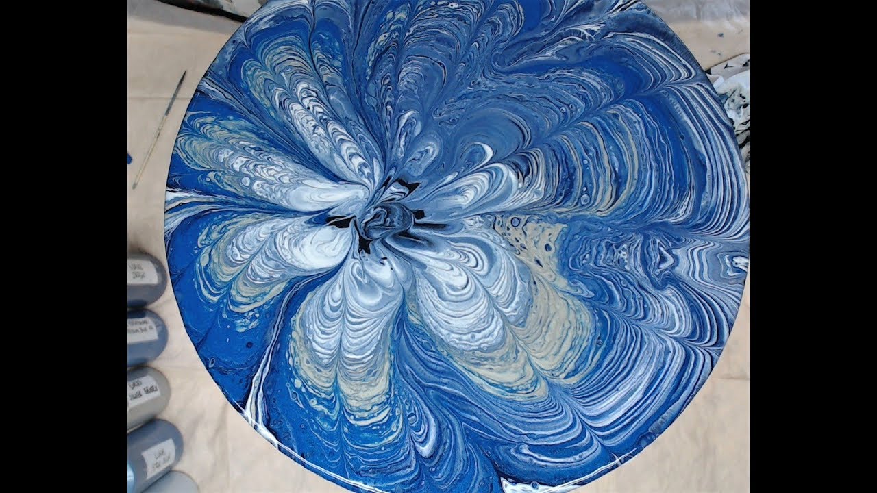 (385) Dirty Bottle Bottom Pour - Acrylic Pouring with Christina Welch ...