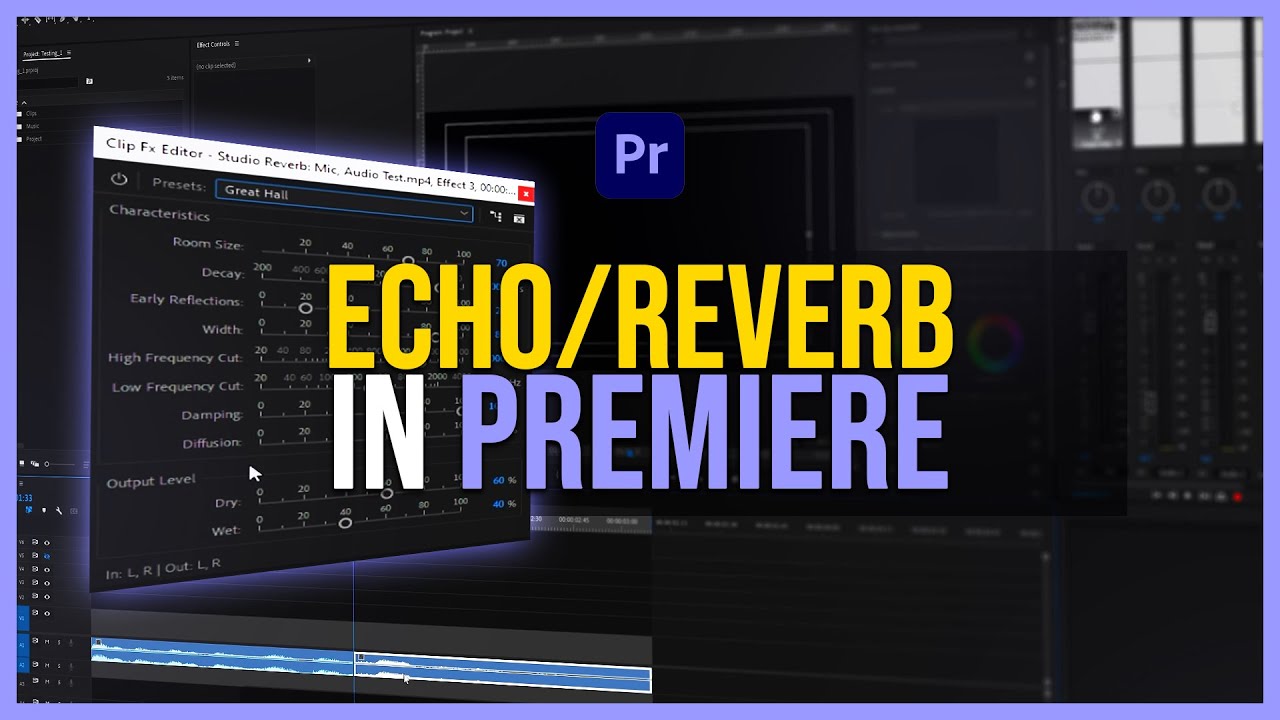 HOW TO ADD ECHO AND REVERB TO AUDIO IN PREMIERE 2021 UPDATE HOW TO ADD ECHO AND REVERB TO AUDIO IN PREMIERE 2021 UPDATE