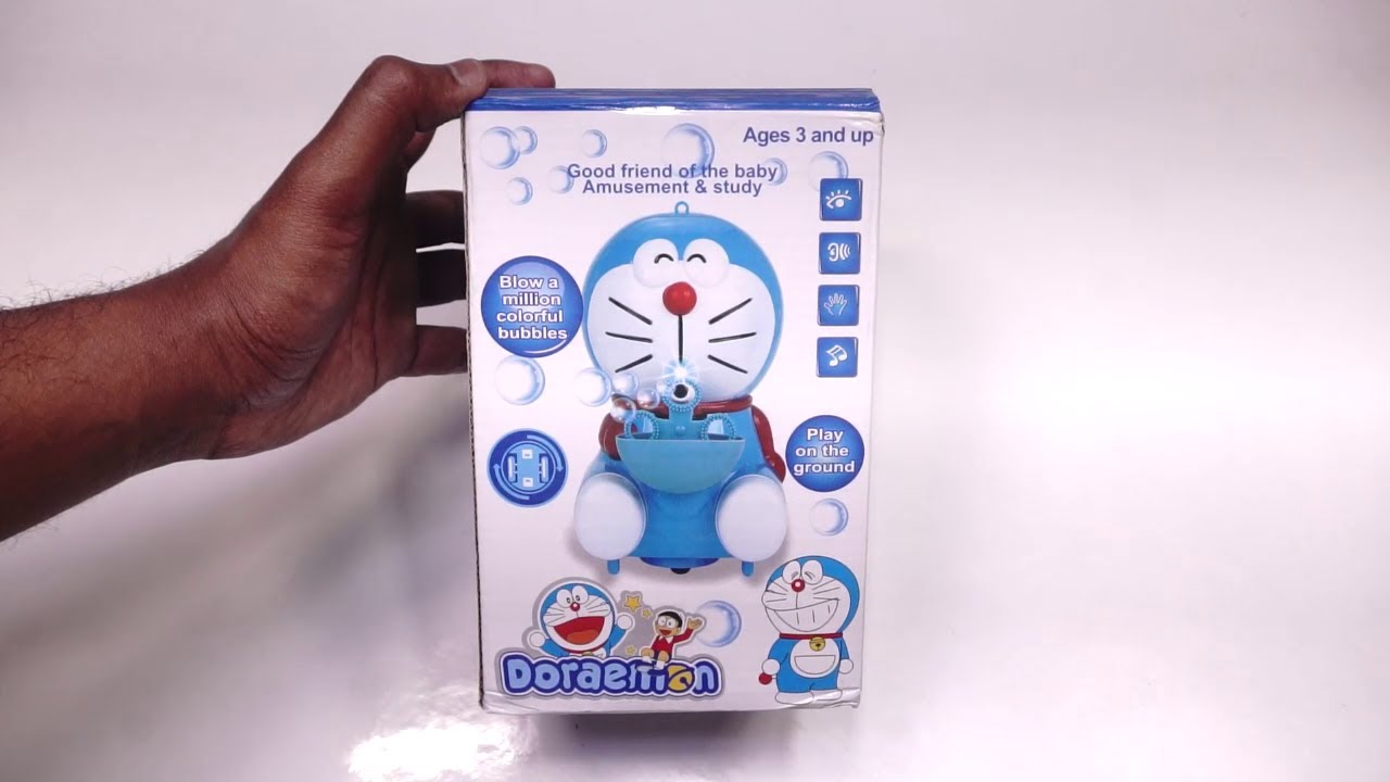Doraemon Blowing Million Colorful Bubbles - YouTube