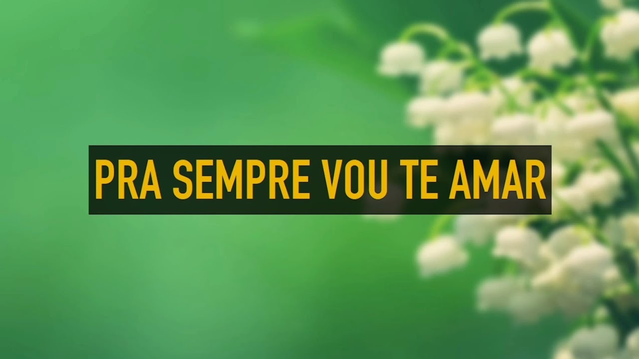 Pra Sempre Vou Te Amar Fernando Iglesias Playback Youtube