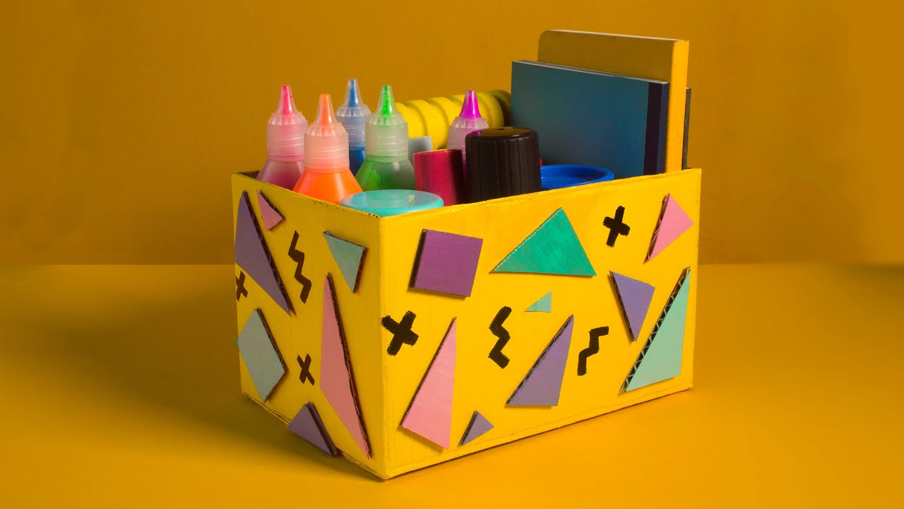 Upcycle Your Empty Home Delivery Boxes With This Fun DIY Idea - YouTube