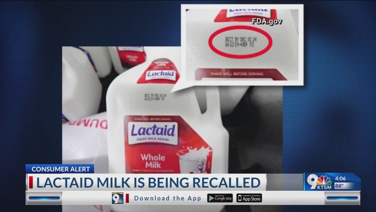 27 states recall Lactaid Milk - YouTube