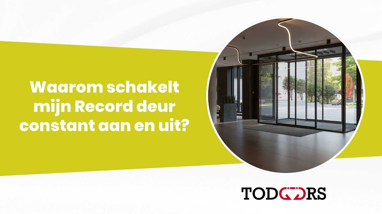 Waarom schakelt mijn Record deur constant aan en uit? - YouTube
