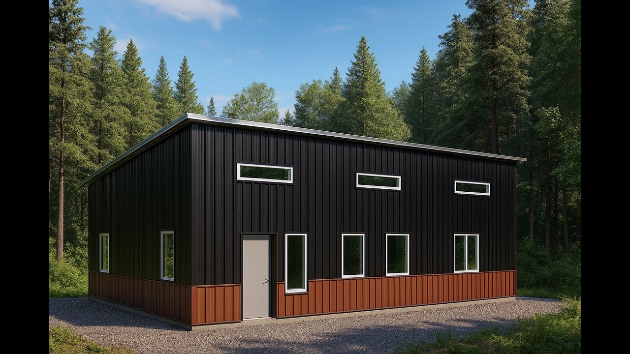 Build Your Dream: Customizable 35x40 Single-Slope Barndominium Kit ...