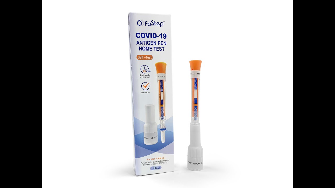 Fastep Covid-19 Antigen Pen test Instruction Video - YouTube