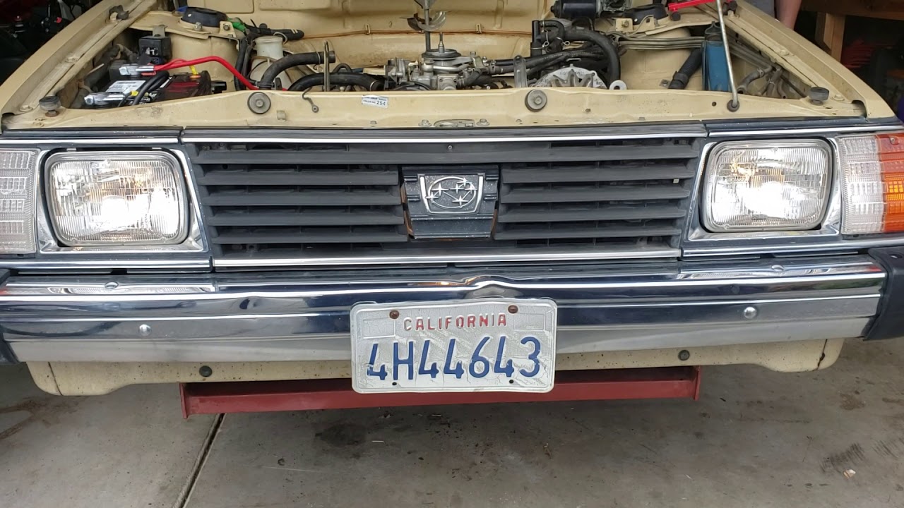 Subaru BRAT cyclops light. - YouTube