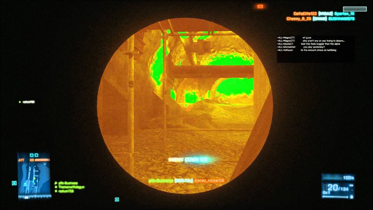 Battlefield 3 Beta Infrared Sight 1080p part 2 - YouTube