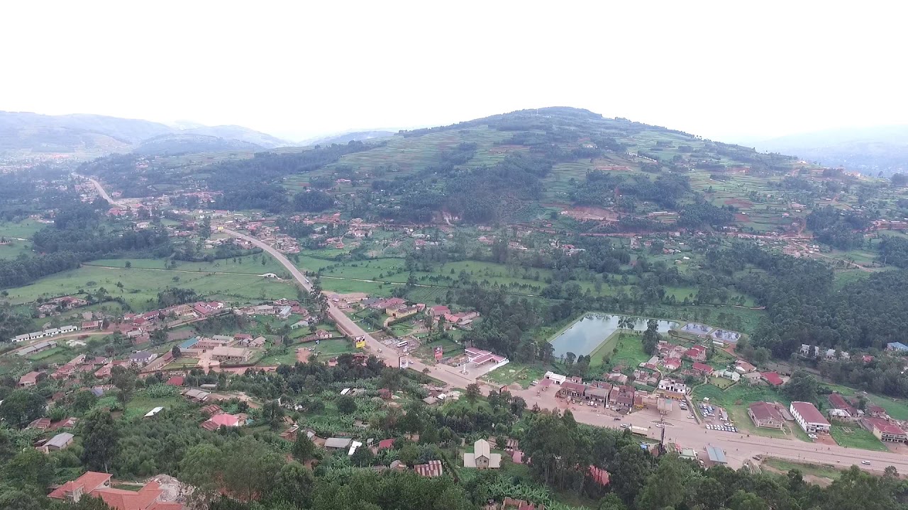 kabaale hills and valleys + town aeriel view - YouTube