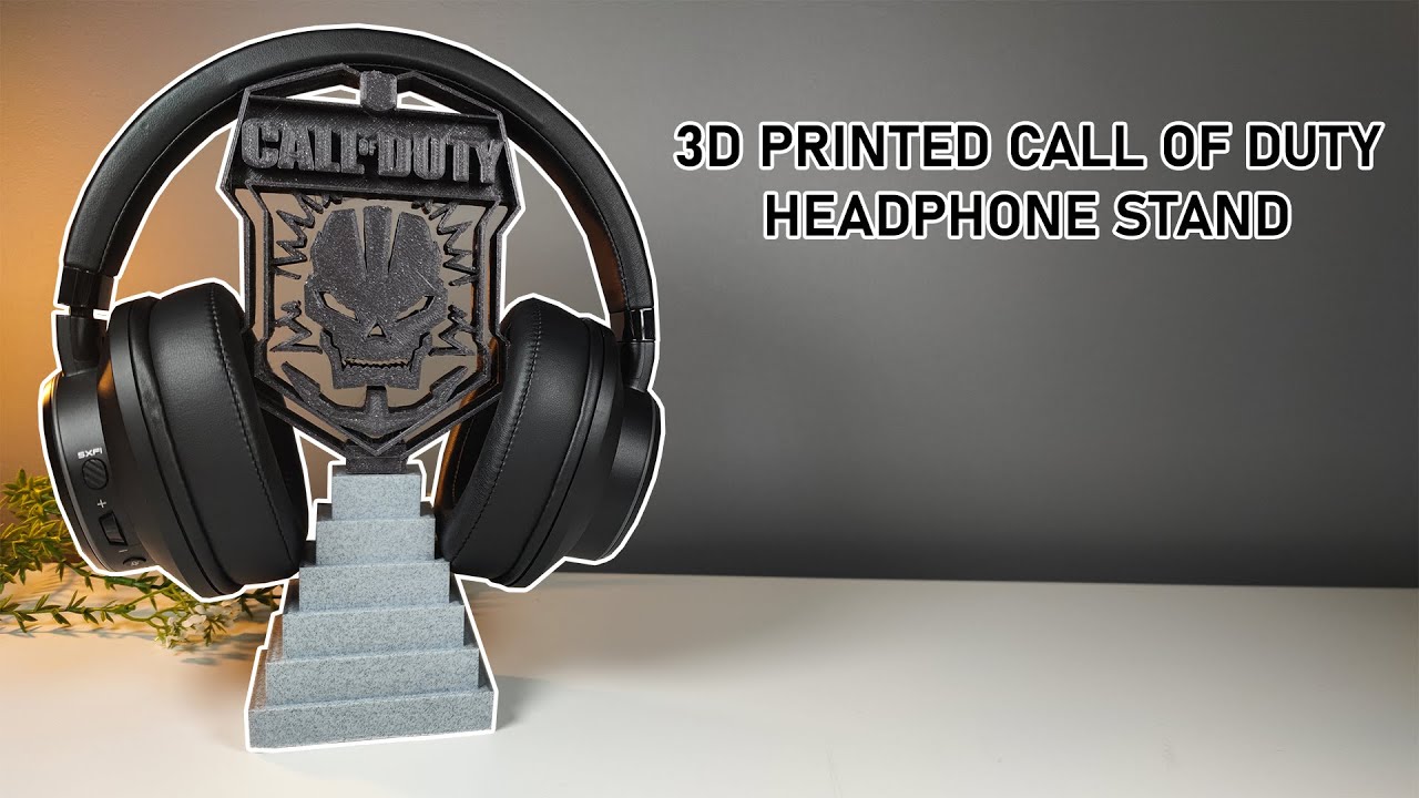 3D Printed Call of Duty Headphone Stand | 3D Minute - YouTube