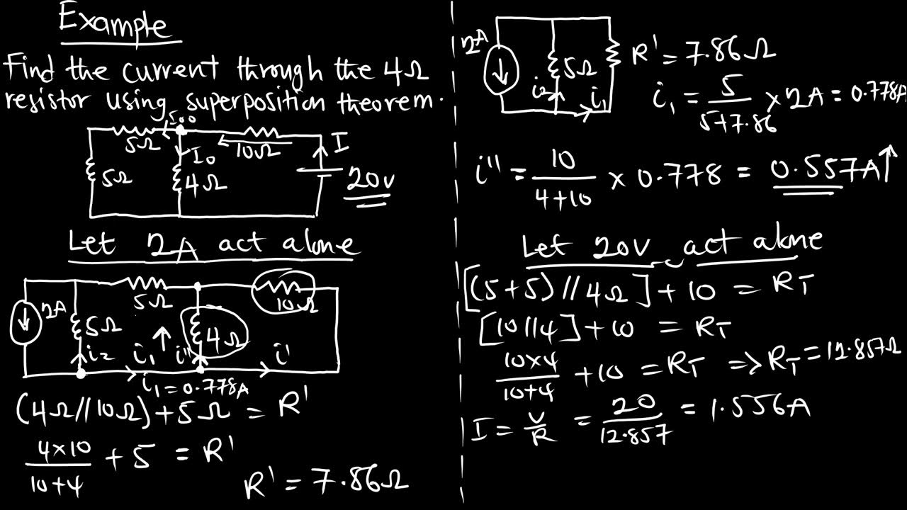 Ep 31; Problems Solved on the Superposition Theorem - YouTube