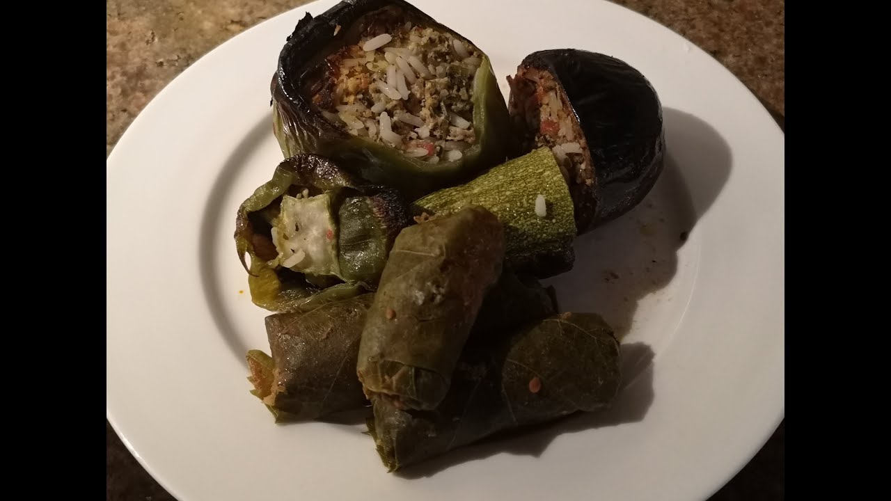 CYPRUS KOUPEPIA AND GEMISTA! (HOW TO COOK) - CYPRUS STUFFED VINE LEAVES ...