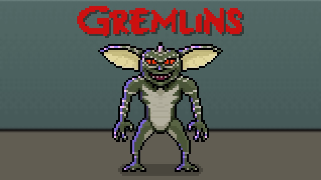 Pixel Art - Gremlins timelapse - YouTube