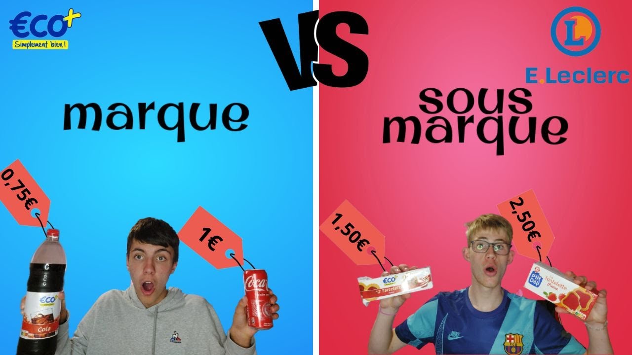 MARQUE VS SOUS-MARQUE (ft. BG Best) (on est plutôt chaud) - YouTube
