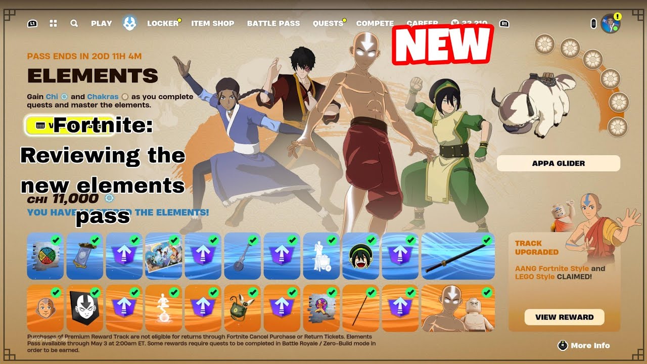 Fortnite: Reviewing The New Elements Pass - YouTube