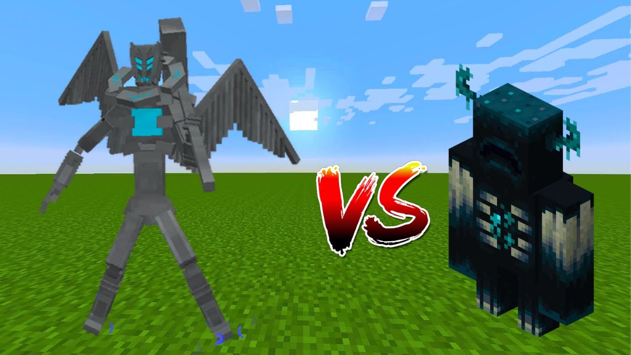 warden vs corrupted broken god in Minecraft - YouTube