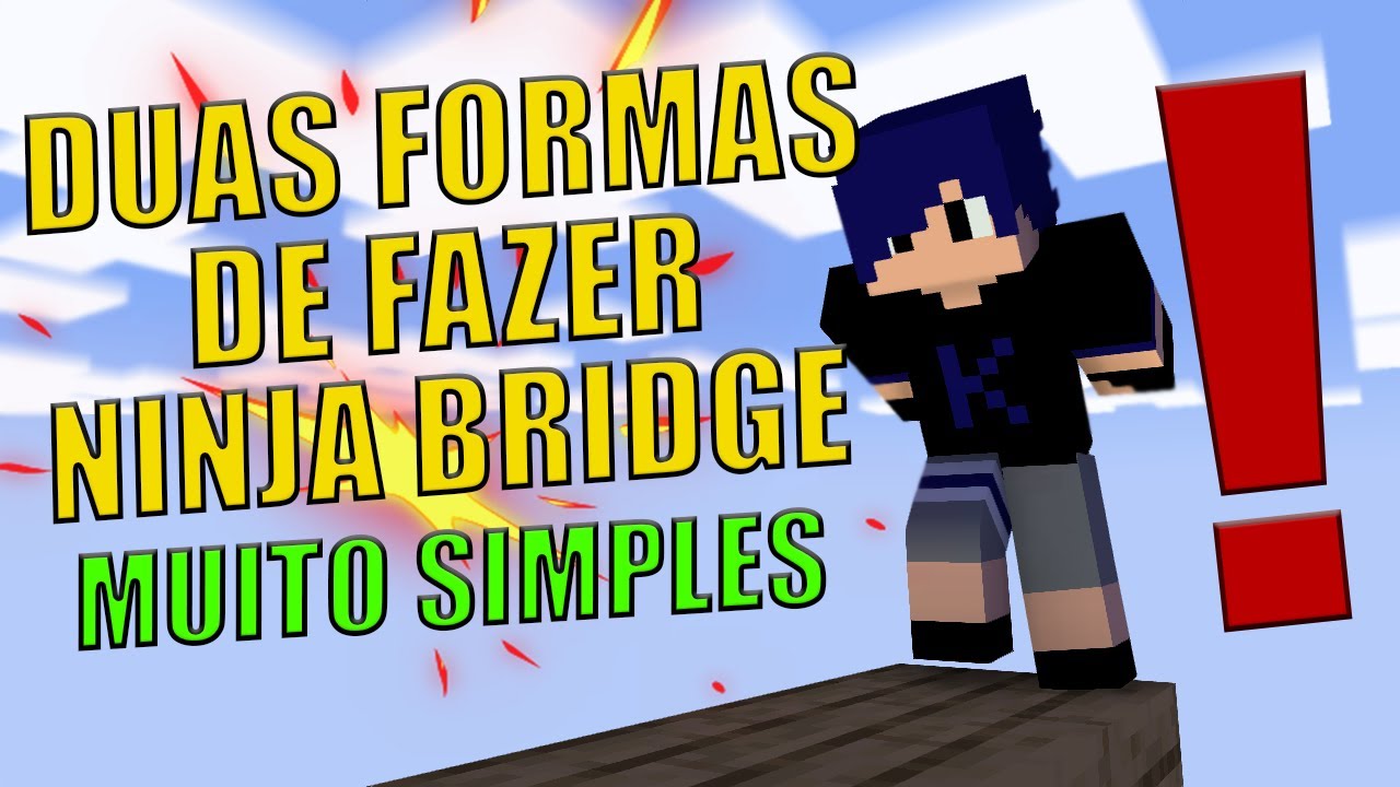 Como fazer NINJA Bridge no Minecraft muito SIMPLES - YouTube